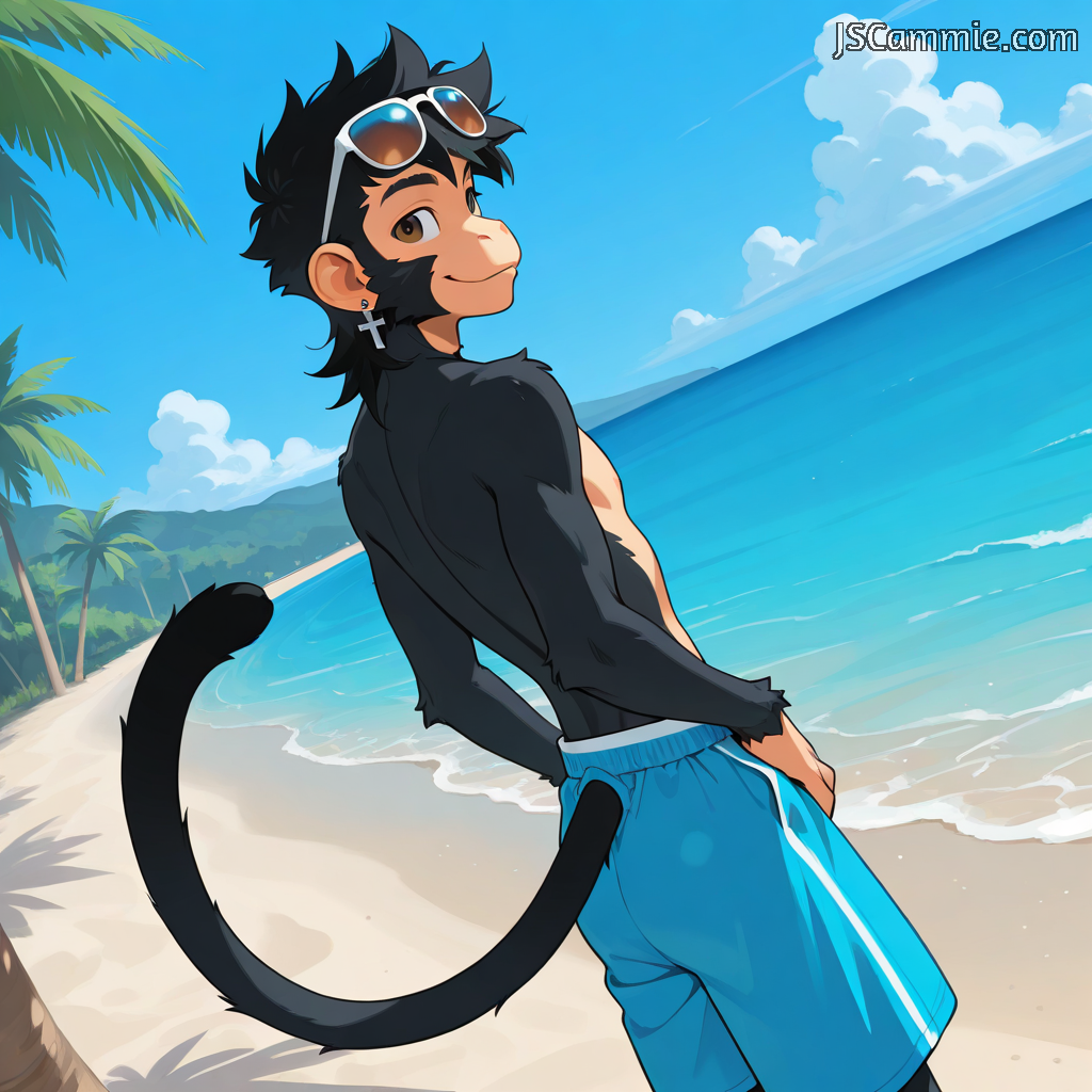 SFW | masterpiece, (flat colors), shaded art, 1boy, solo, athletic male ...