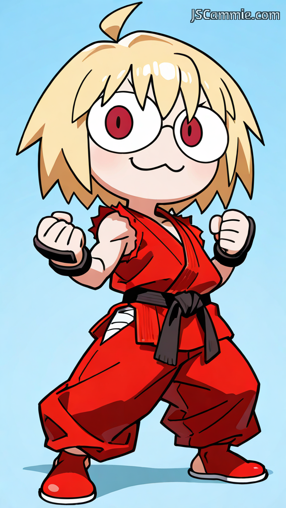 SFW | Absurd res, highly detailed, neco-arc, ken masters cosplay ...