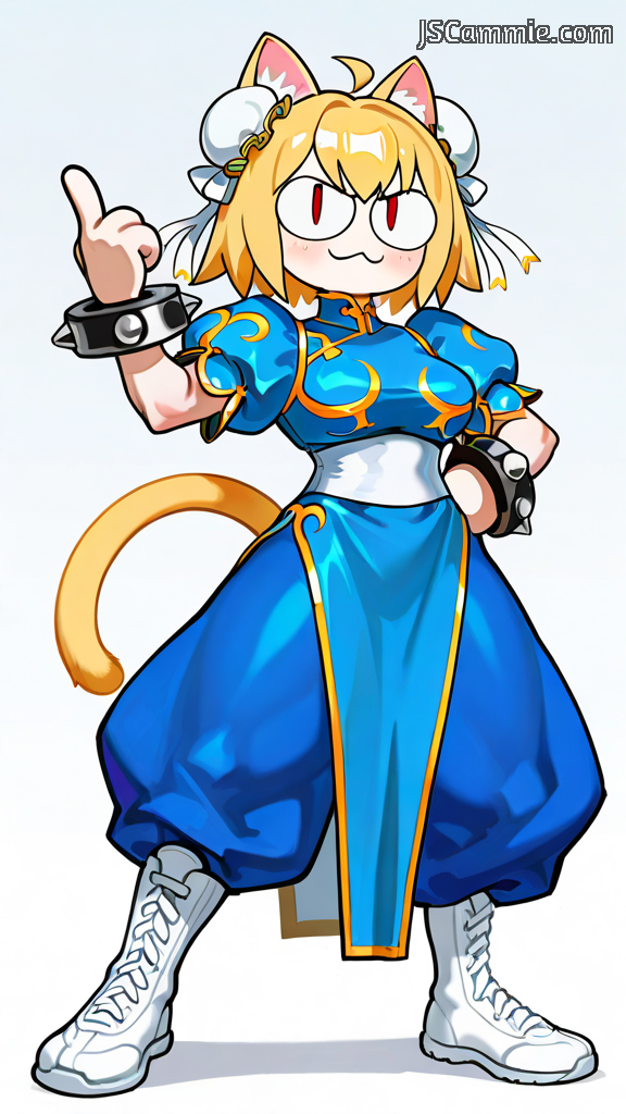 SFW | Absurd res, highly detailed, neco-arc, chun-li cosplay, hadouken ...